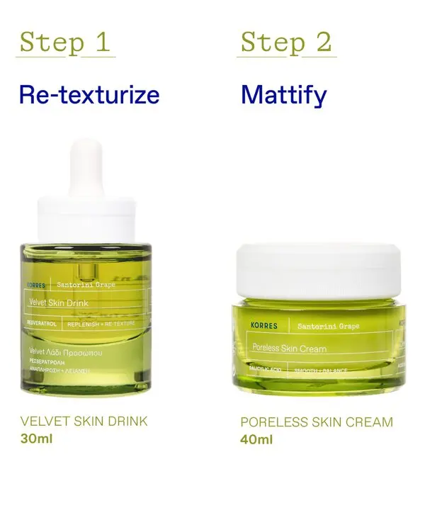 KORRES 2-pc. Santorini Grape Pores & Texture Perfecting Skincare Set