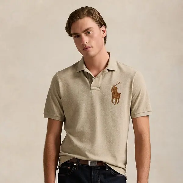 RALPH LAUREN / leather mesh belt Ralph Lauren Classic Fit Leather