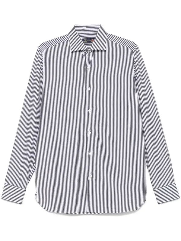 LUIGI BORRELLI Pinstriped Shirt