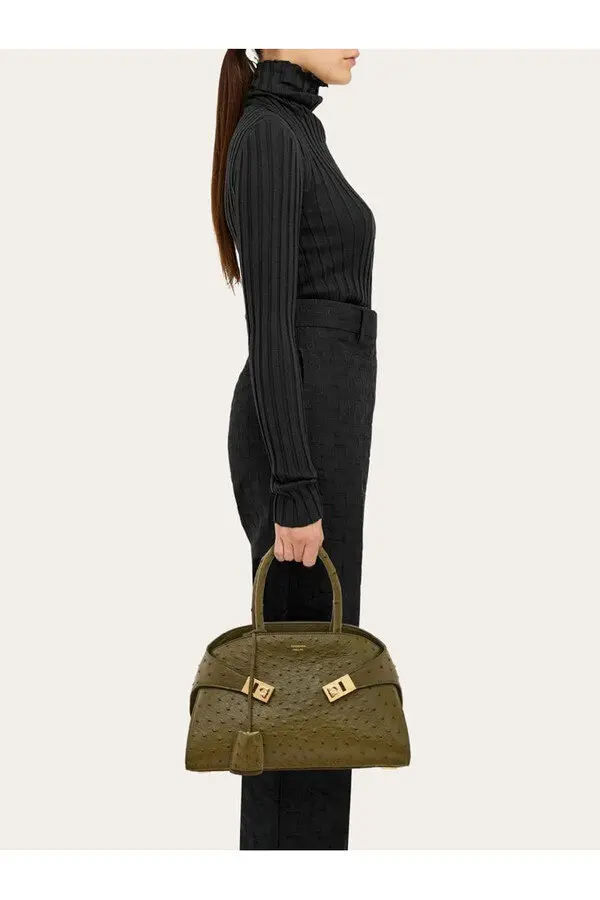 FERRAGAMO Hug Handbag - Green