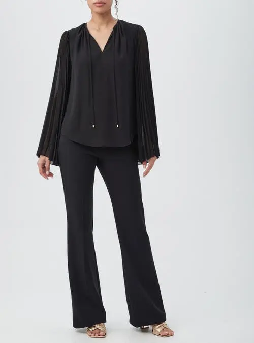 Trina Turk Pleated Blouse