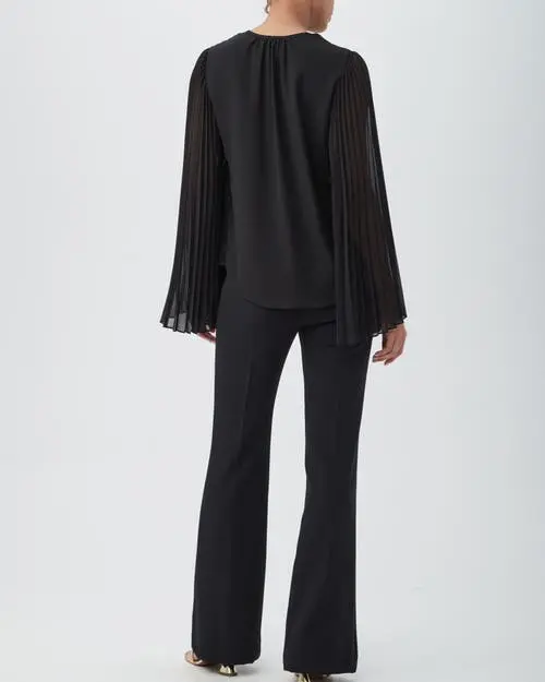 Trina Turk Pleated Blouse
