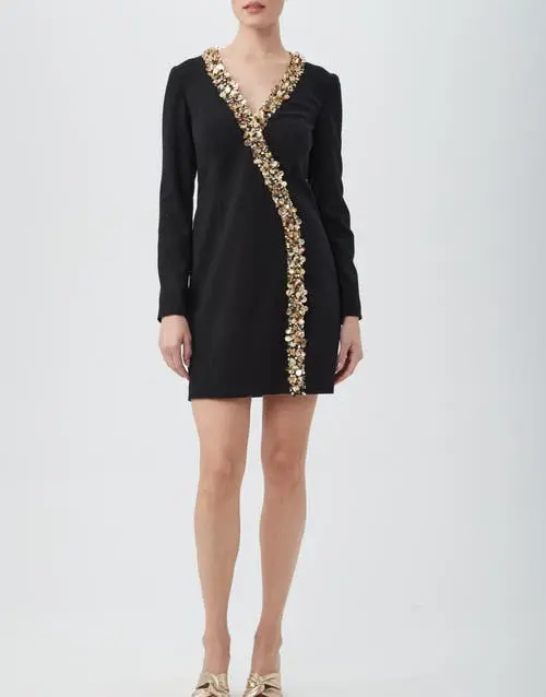 white christmas dresses Trina Turk Sultry Mini Dress, 10 / Blue main image 0