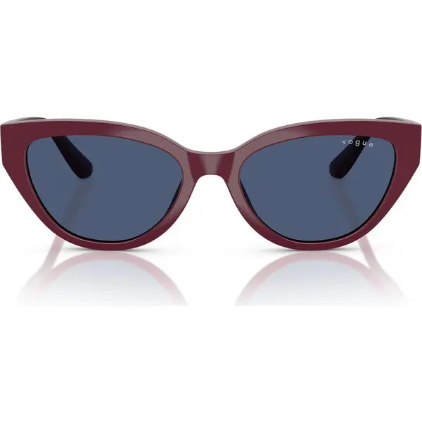 VOGUE 50mm Cat Eye Sunglasses - Burgundy