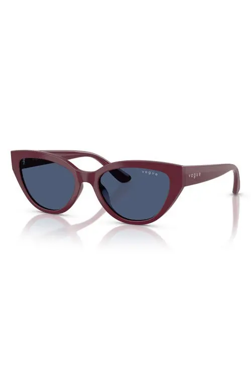 VOGUE 50mm Cat Eye Sunglasses - Burgundy