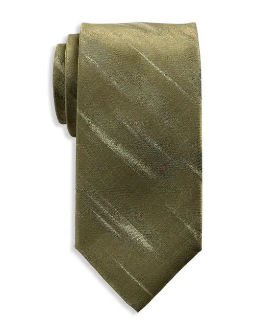 SYNRGY BY DXL Tonal Wave Neck Tie - Olive
