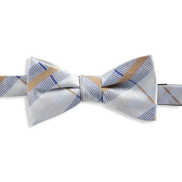 SYNRGY BY DXL Plaid Bow Tie - Blue