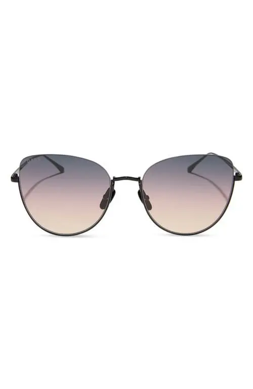 DIFF Eyewear Kinsley Round Sunglasses - Twilight Gradient