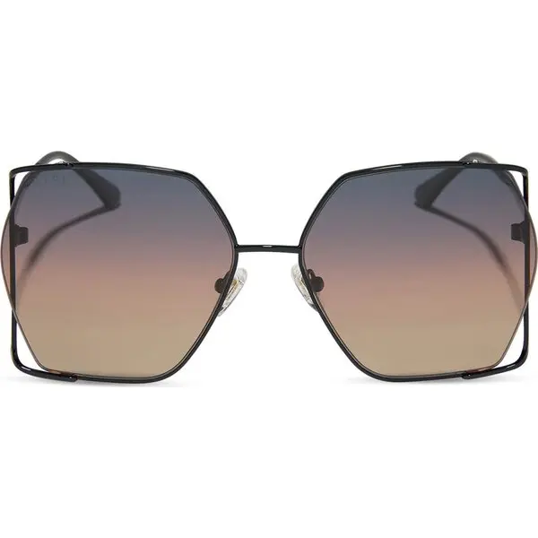 DIFF Donna Iv 61mm Gradient Polarized Sunglasses - Twilight Gradient