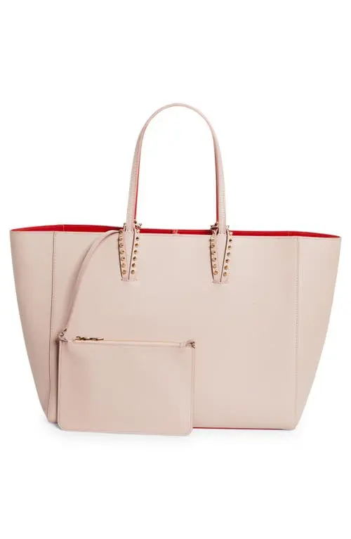 CHRISTIAN LOUBOUTIN Large Cabata Tote - Vintage Rose/ Gold