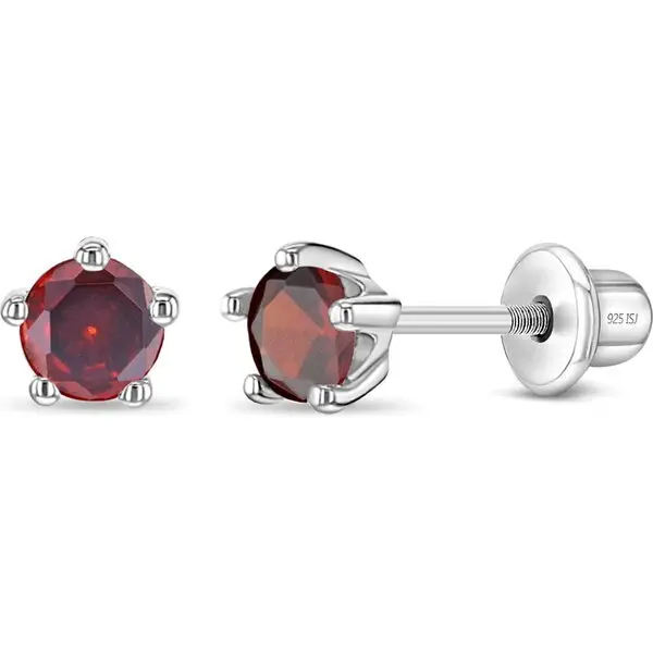 IN SEASON JEWELRY Cubic Zirconia Stud Earrings - January