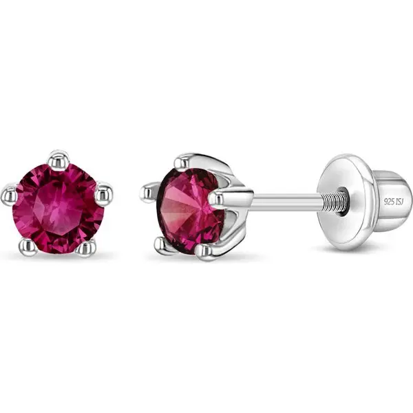 IN SEASON JEWELRY Cubic Zirconia Stud Earrings - July
