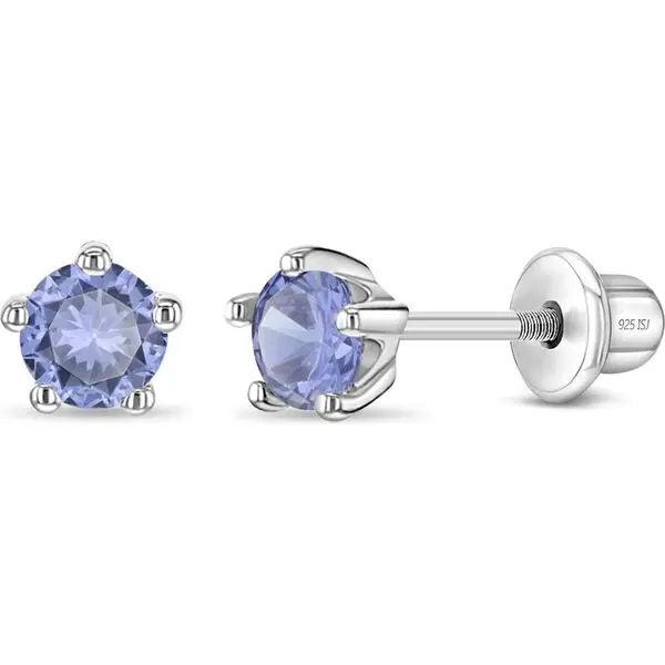 IN SEASON JEWELRY Cubic Zirconia Stud Earrings - June