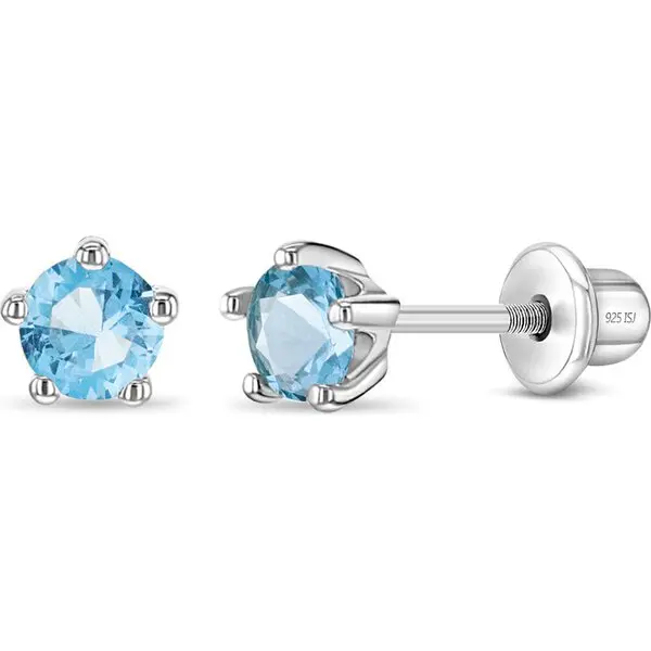 IN SEASON JEWELRY Cubic Zirconia Stud Earrings - March