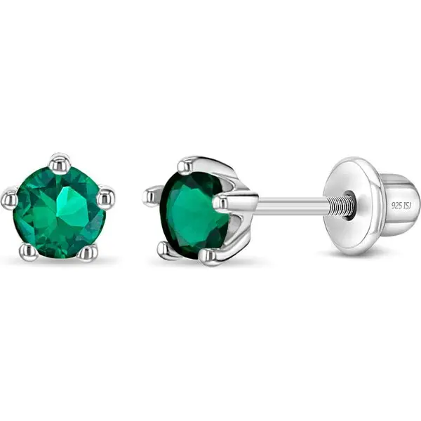 IN SEASON JEWELRY Cubic Zirconia Stud Earrings - May