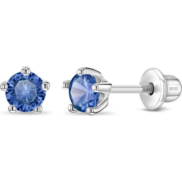 IN SEASON JEWELRY Cubic Zirconia Stud Earrings - September