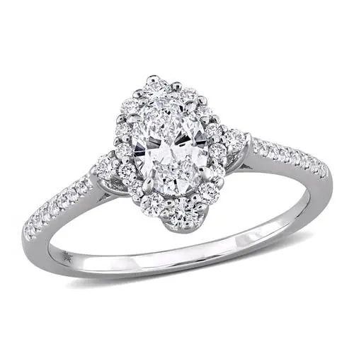 JULIANNA B. 14k Lab-grown Diamond Engagement Ring - White Gold