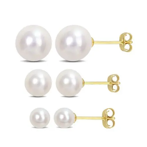 JULIANNA B. Cultured Freshwater Stud Earrings Set - Pearl