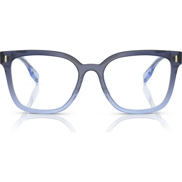 Tory Burch 53mm Square Eyeglasses - Blue Gradient