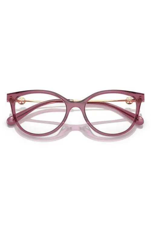 Tory Burch 53mm Cat Eye Eyeglasses - Purple