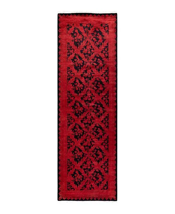 Bloomingdale'S Fine Vibrance M1120 Runner Area Rug, 2'5 X 7'10 - Red