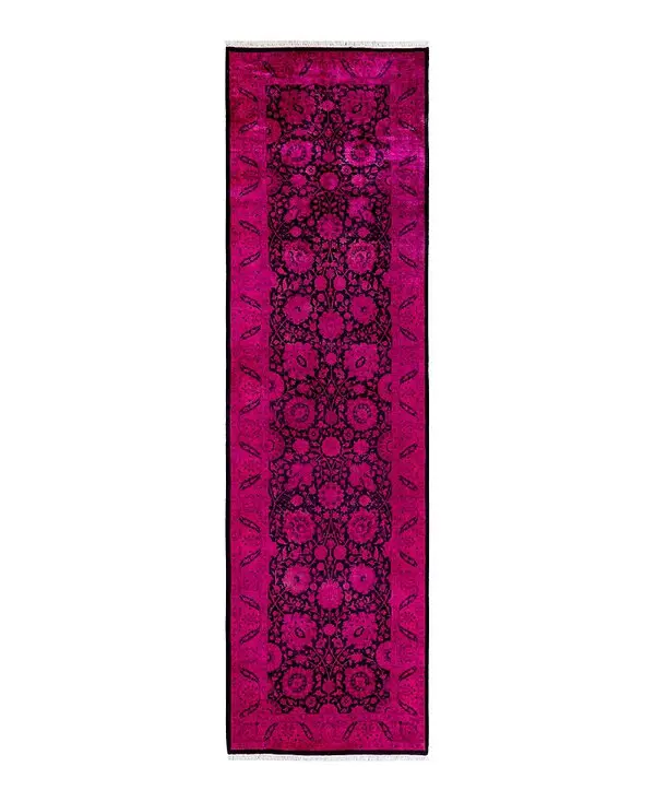 Bloomingdale'S Fine Vibrance M1421 Runner Area Rug, 3'1 X 11 - Pink