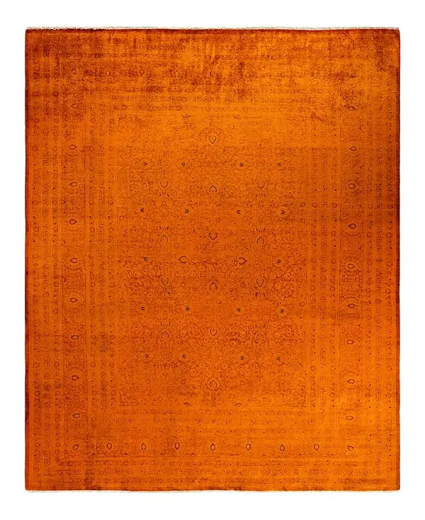 Bloomingdale'S Fine Vibrance M1381 Area Rug, 9'3 X 11'6 - Orange