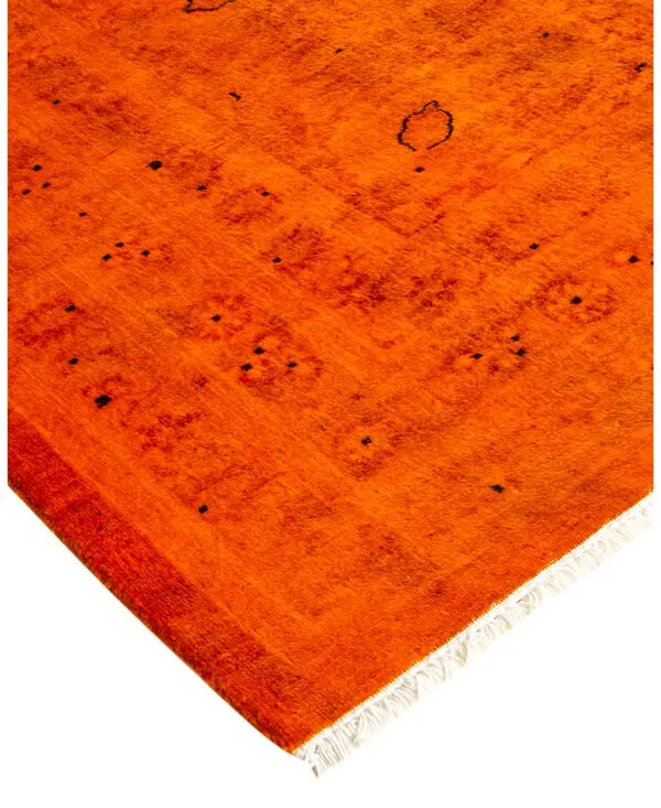 Bloomingdale'S Fine Vibrance M1381 Area Rug, 9'3 X 11'6 - Orange