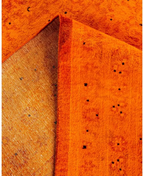 Bloomingdale'S Fine Vibrance M1381 Area Rug, 9'3 X 11'6 - Orange