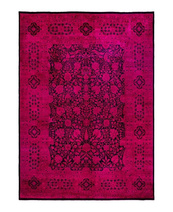 Bloomingdale'S Fine Vibrance M1073 Area Rug, 9'2 X 12'4 - Pink