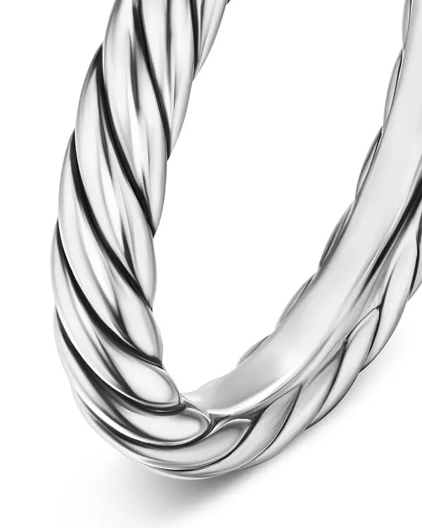 David Yurman Sterling 3.4mm Cable Band Ring