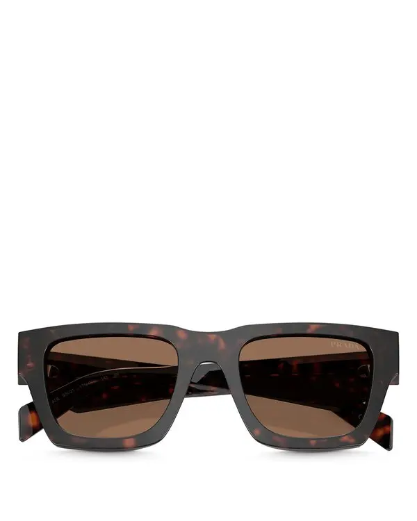 Prada Pillow Sunglasses, 50mm - Dark Brown
