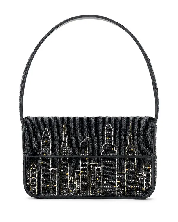 Staud Tommy Beaded Bag - Nyc Skyline