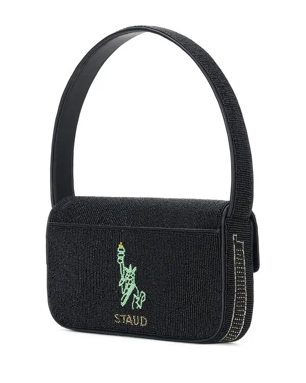 Staud Tommy Beaded Bag - Nyc Skyline