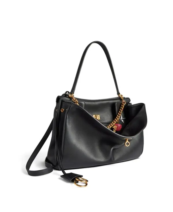 Balenciaga Rodeo Medium Handbag With Charms - Black