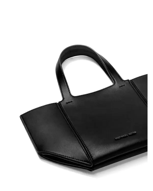 Michael Kors Leather Tote Bag - Black