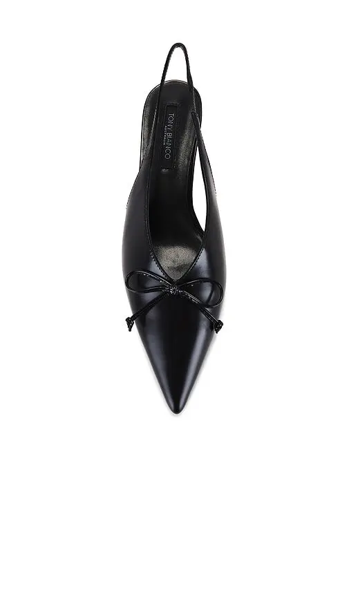 TONY BIANCO Cliche Slingback Pumps With Bow Detailing