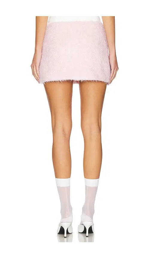 YUHAN WANG Fluffy Buttoned Mini Skirt
