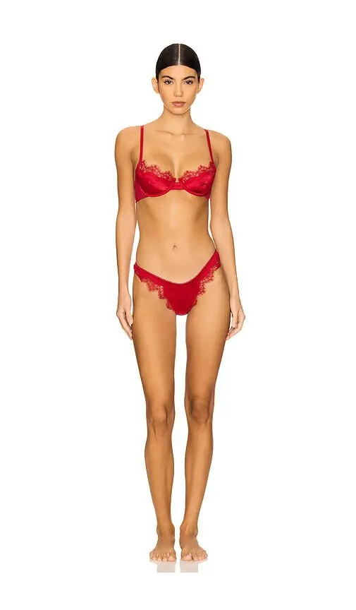 KAT THE LABEL Sorrento Thong - Red