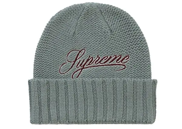 Supreme Script Logo Beanie - Olive
