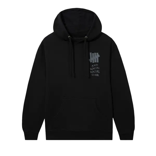 ANTI SOCIAL SOCIAL CLUB X Undefeated Lock 3m Hoodie - Black