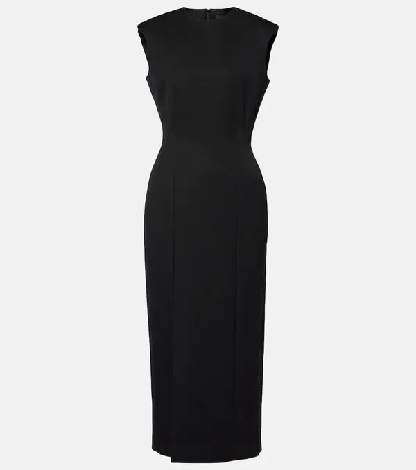 Wardrobe.NYC Sculpted Midi Dress - Black