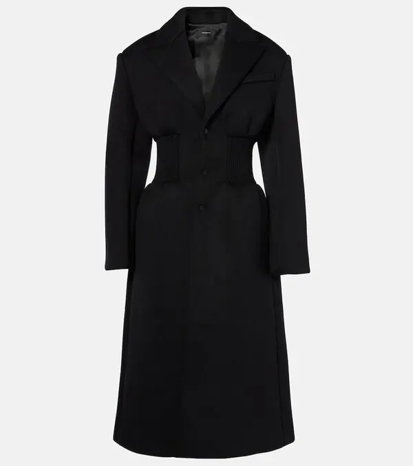 Wardrobe.NYC Bonded Coat - Black