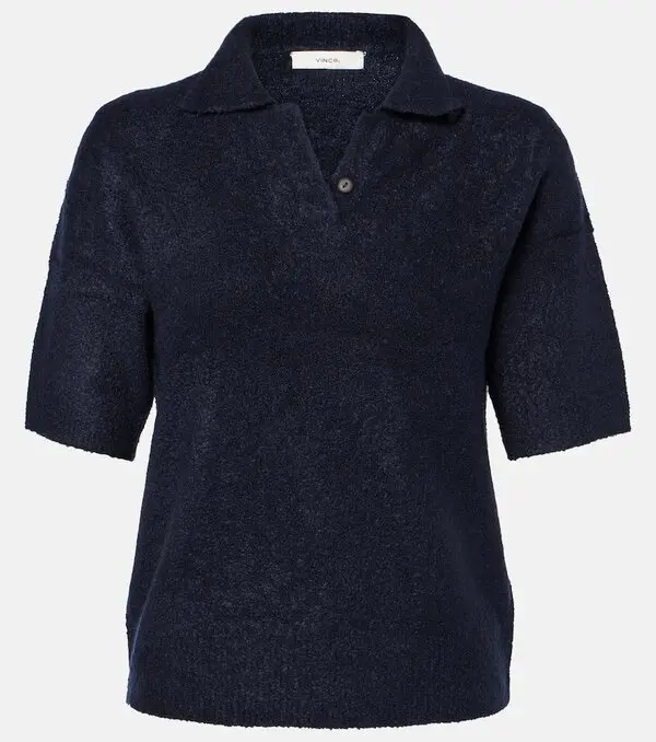 Vince Silk And Cashmere-blend Sweater - Blue