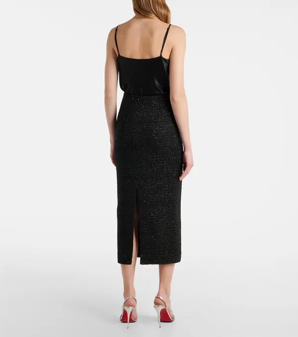 Roland Mouret Metallic Pencil Skirt
