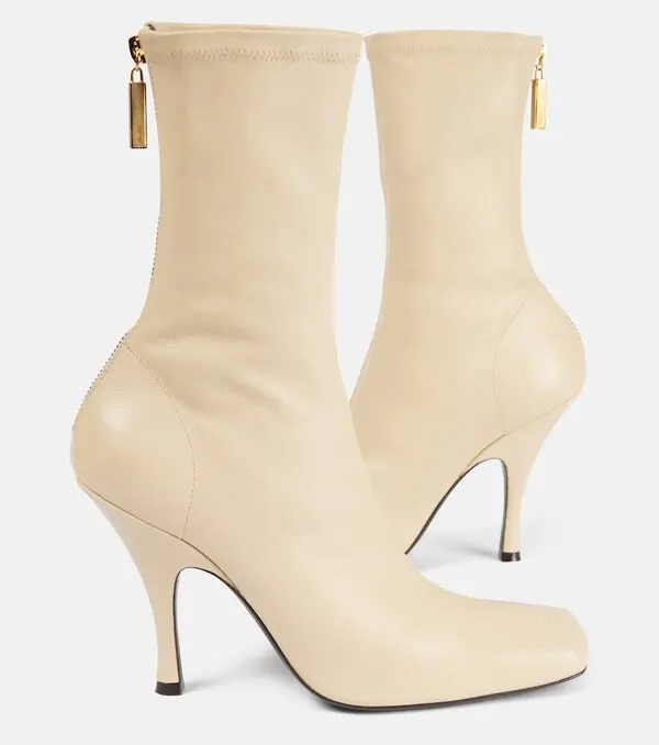 Khaite Eva Leather Boots