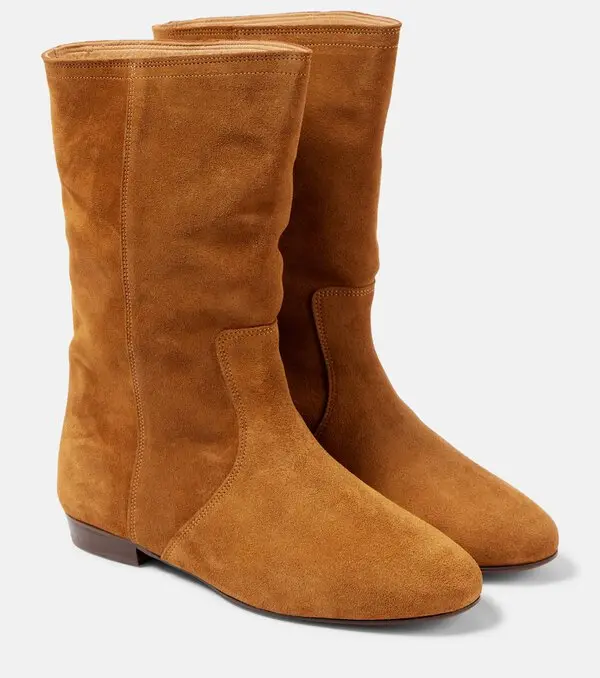 Isabel Marant Étoile Stefa Suede Ankle Boots - Brown