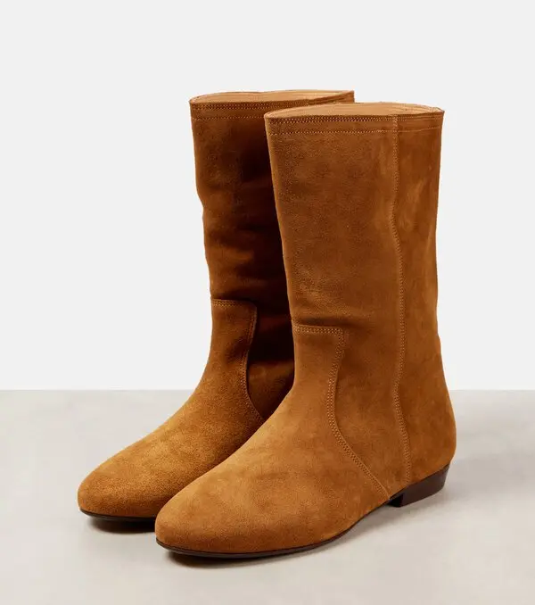 Isabel Marant Étoile Stefa Suede Ankle Boots - Brown