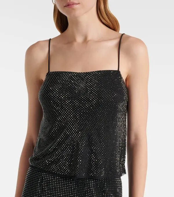 Roland Mouret Embellished Silk Chiffon Camisole