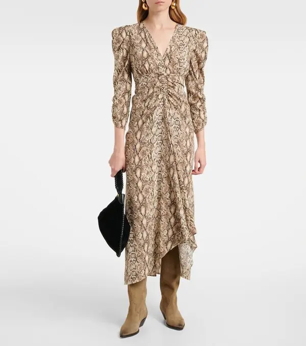 Isabel Marant Albini Printed Midi Dress